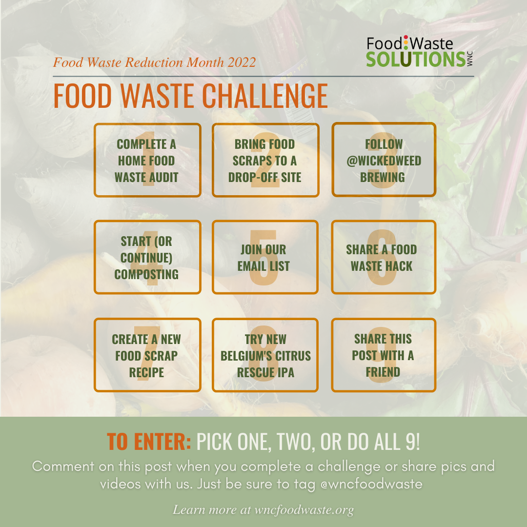 The 2022 Food Waste Challenge - WNC Food Waste Solutions